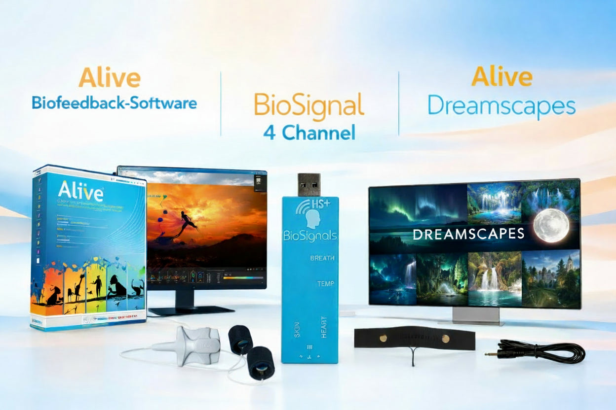 BioSignals HS+ Biofeedback System: Alive und Dreamscapes Software ...